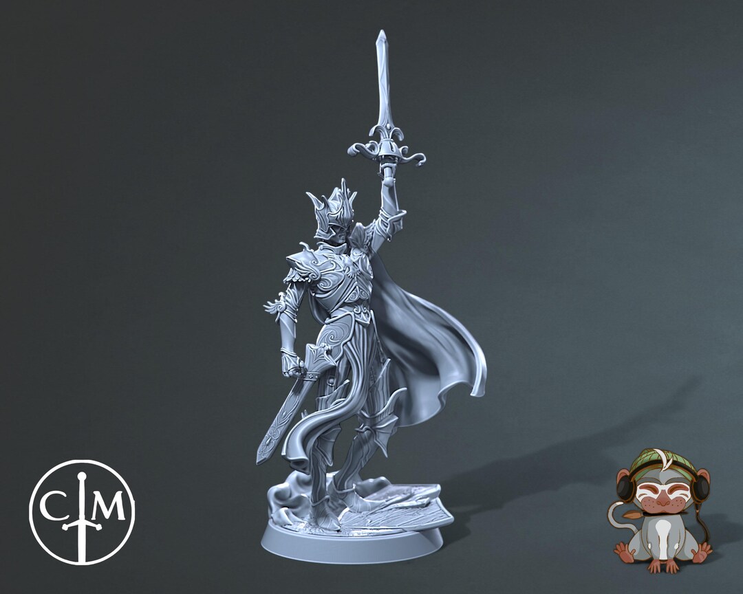 Prince Victor Dnd Miniature 3D Print for Painting, Dungeons and Dragons ...