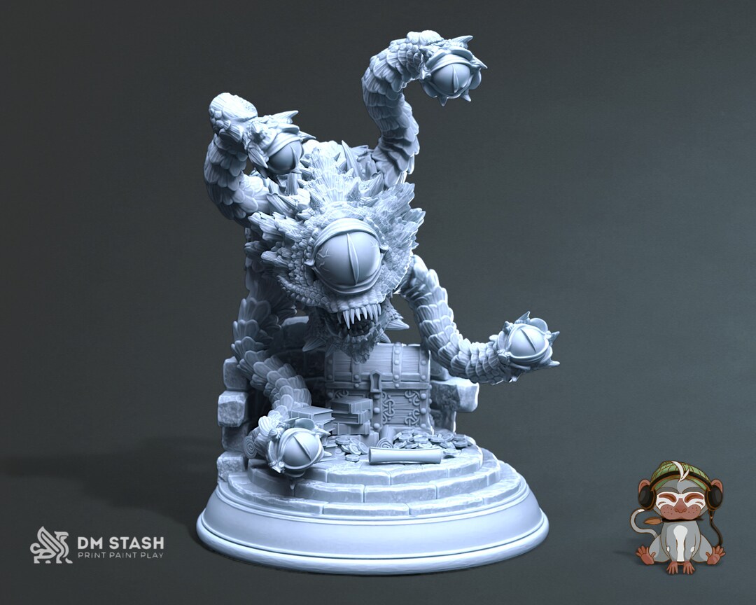 The Observer Fantasy Tabletop RPG Dnd Dungeons and Dragons Miniature 3D ...