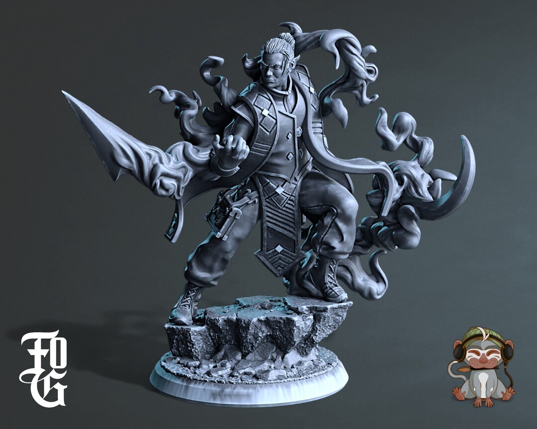 Arinth the Ethereal Blade Dnd Miniature 3D Print for Painting, Dungeons ...