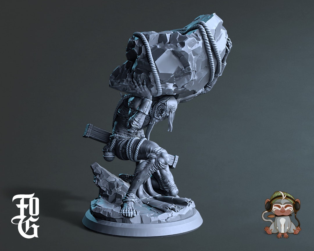 The Penitent Monster High Quality Dungeons and Dragons Miniature 3D ...