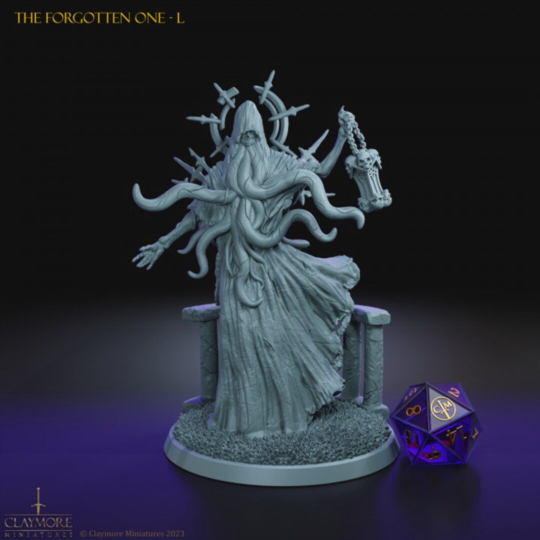 The Forgotten One Dnd Miniature 3D Print for Painting, Dungeons and ...
