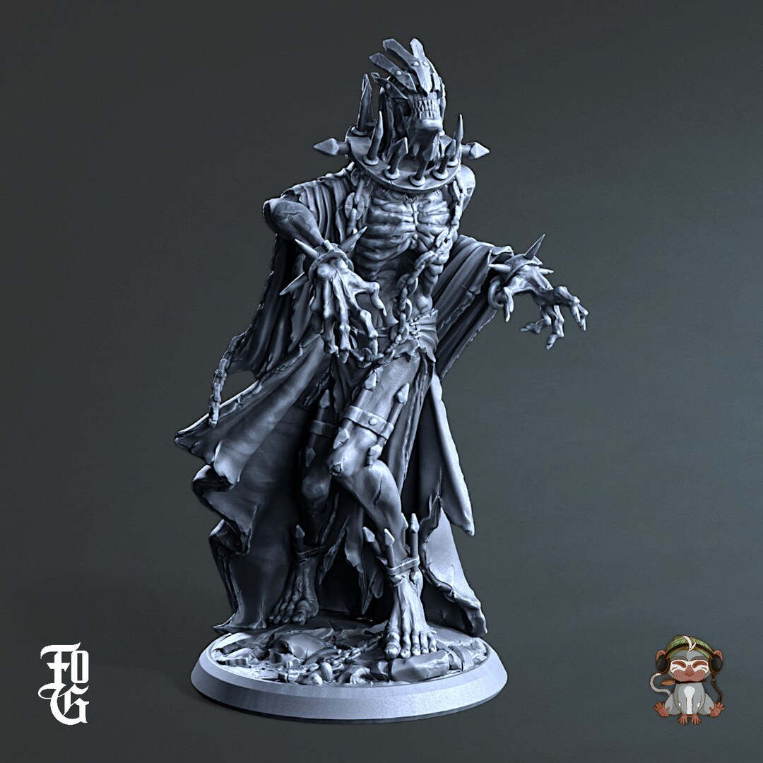 Night Stalker Dnd Miniature 3D Print for Painting, Dungeons and Dragons ...