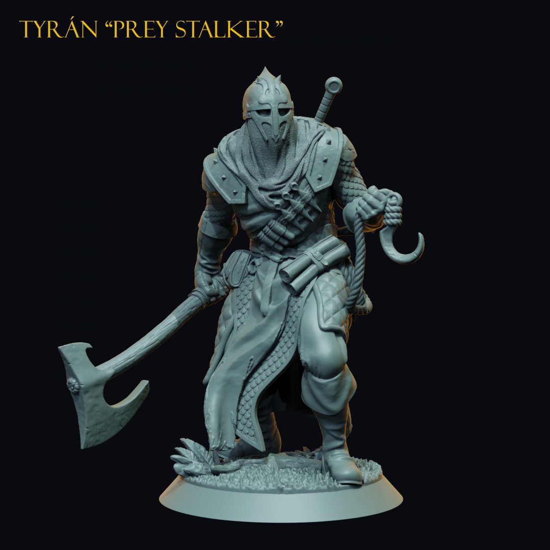 Tyran Preystalker Monsterhunter Tabletop RPG Dnd Dungeons and Dragons Miniature 3D Print ...