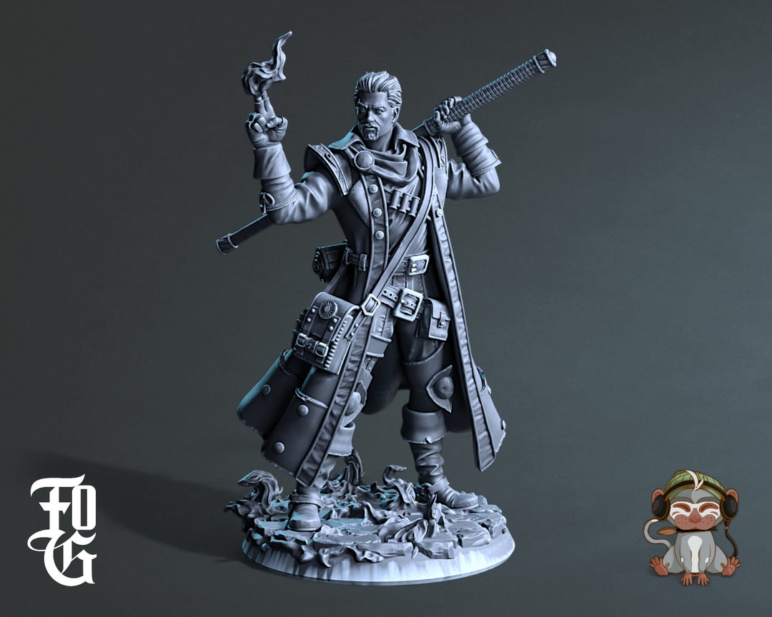 Roland the Spellslinger Fantasy Tabletop RPG Hero Dnd Dungeons and ...