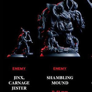 Shambling Mound DnD Miniature 3D Print for painting, Dungeons and ...
