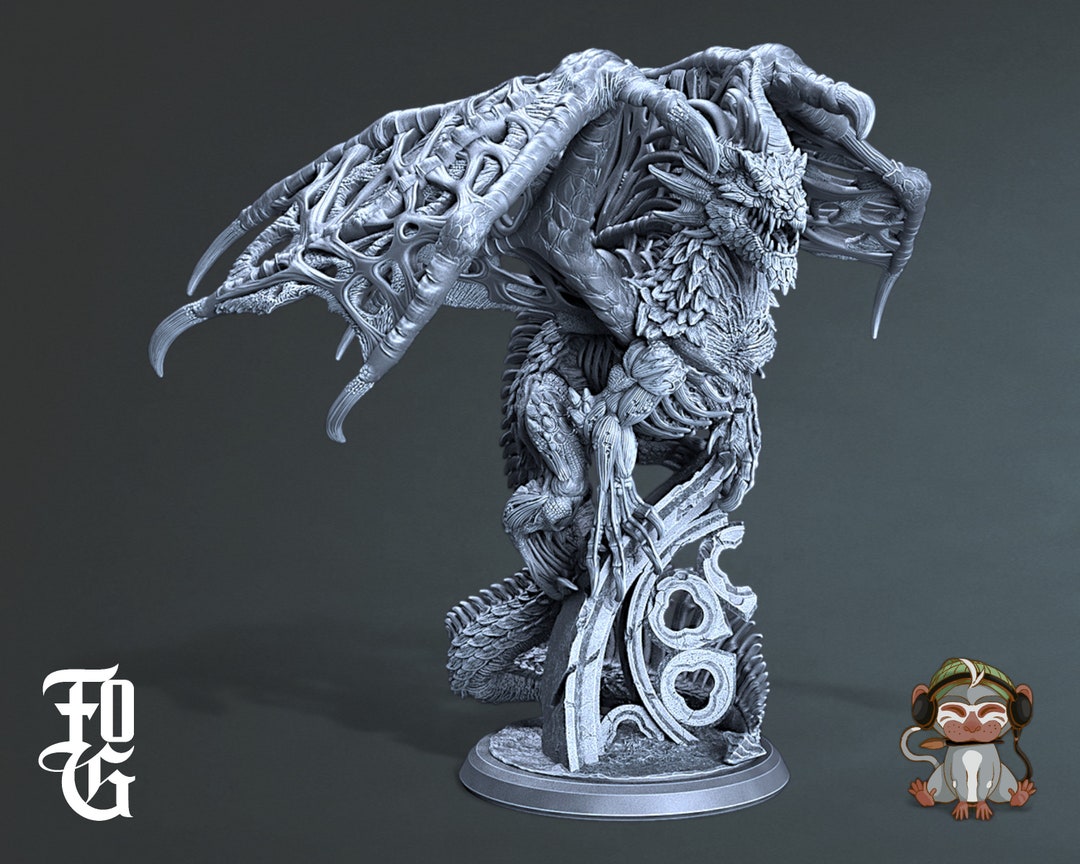 Dracolich Dragon Fantasy Tabletop RPG Dnd Dungeons and Dragons ...