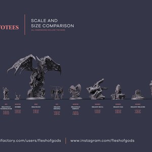 Two-headed Drake Dnd Miniature 3D Print for Painting, Dungeons and ...