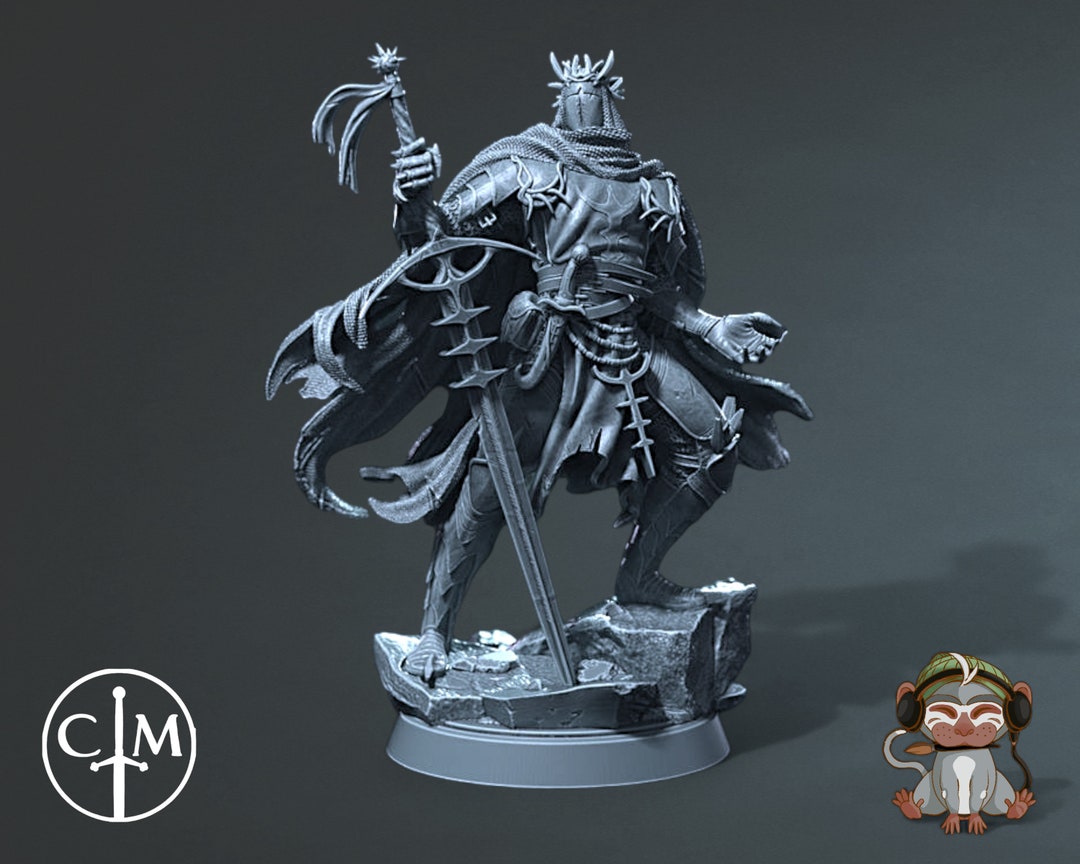 Varian Abyss Walker Dnd Miniature 3D Print for Painting, Dungeons and ...
