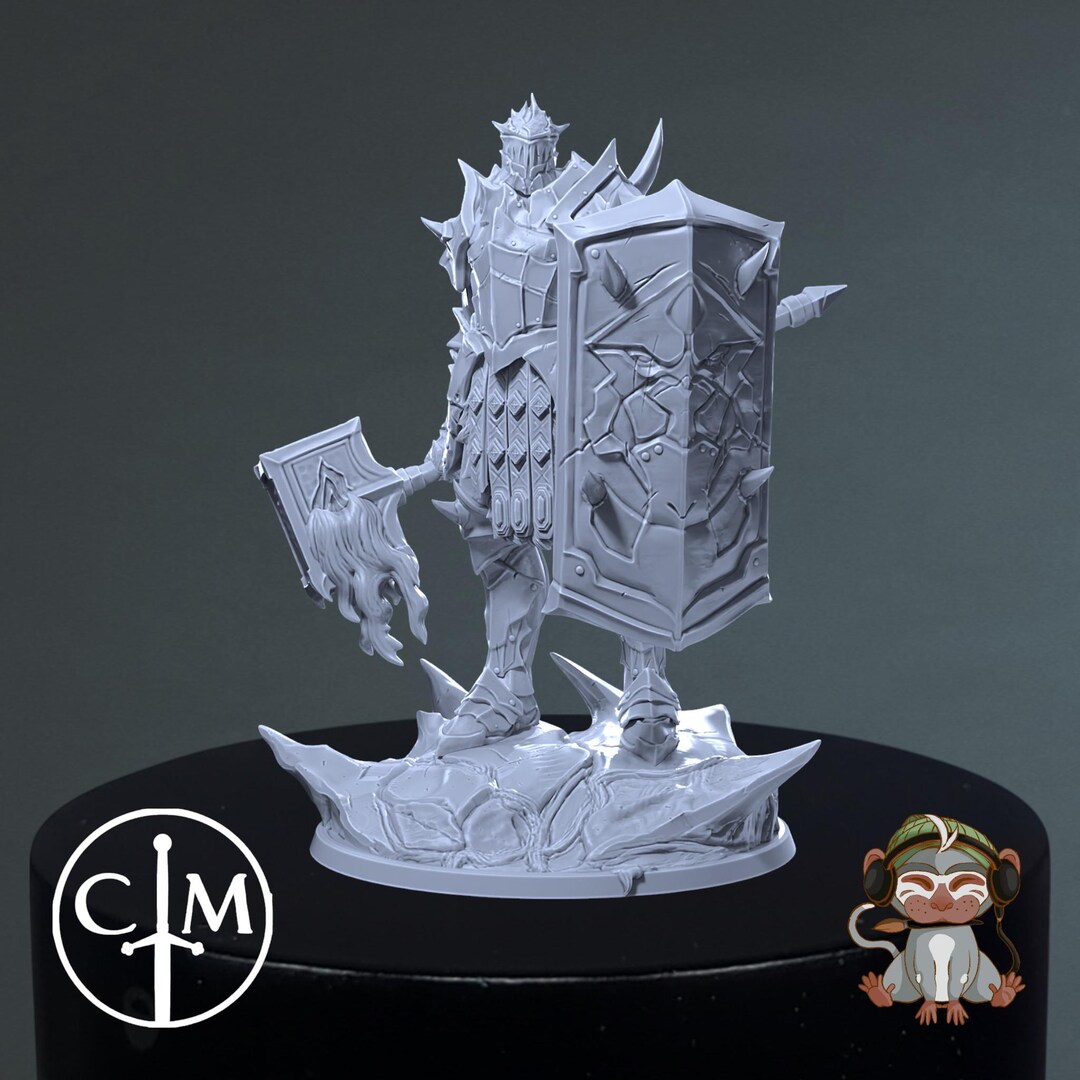 Fire Giant Golem Dnd Miniature 3D Print for Painting, Dungeons and ...