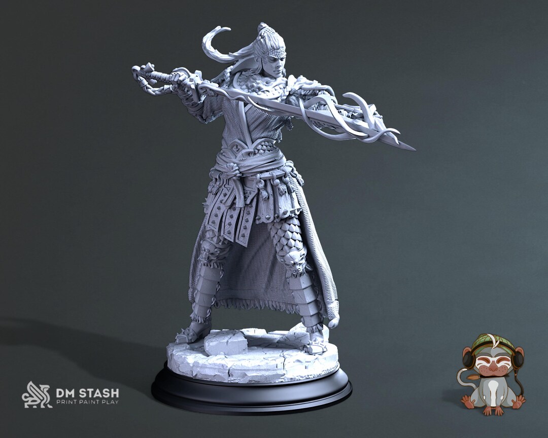 Saori, Serpentfolk Commander Monk Fantasy Tabletop RPG Hero Dnd ...