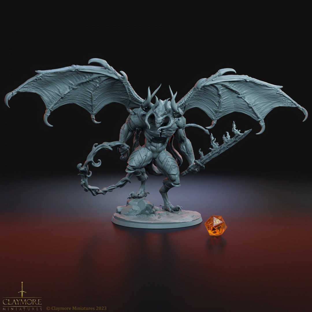 Varagur, the Ember Scourge Demon Tabletop RPG Dnd Dungeons and Dragons ...