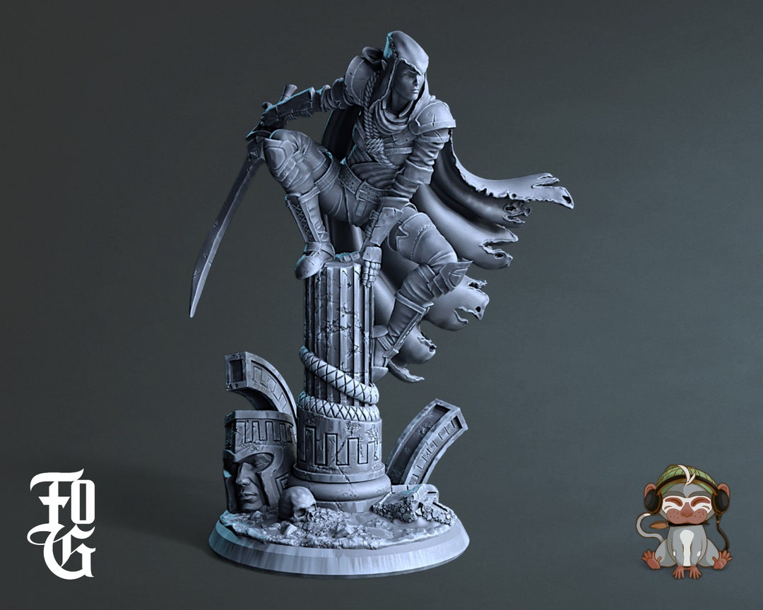 Ivy, Shrine Raider Elf Rogue Tabletop RPG Dnd Dungeons and Dragons ...