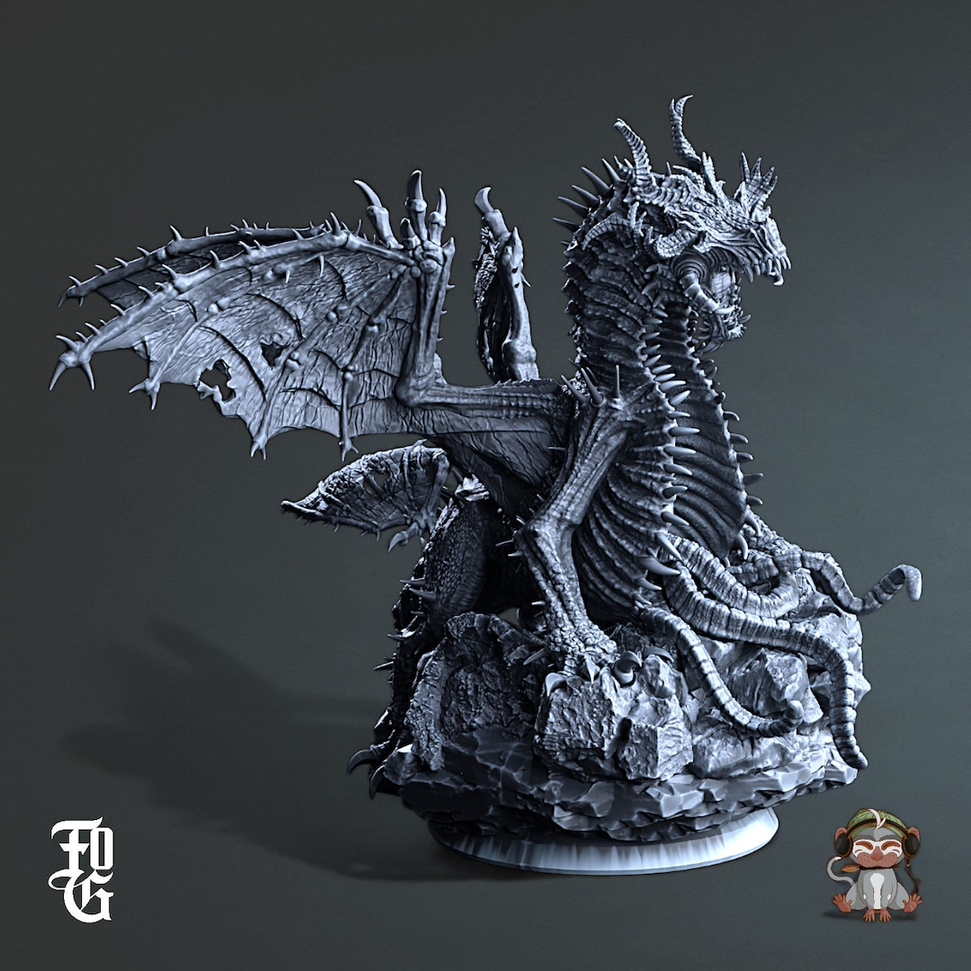 Eldritch Dragon/flesh of Gods/dragon/dnd/boss/3d Print - Etsy