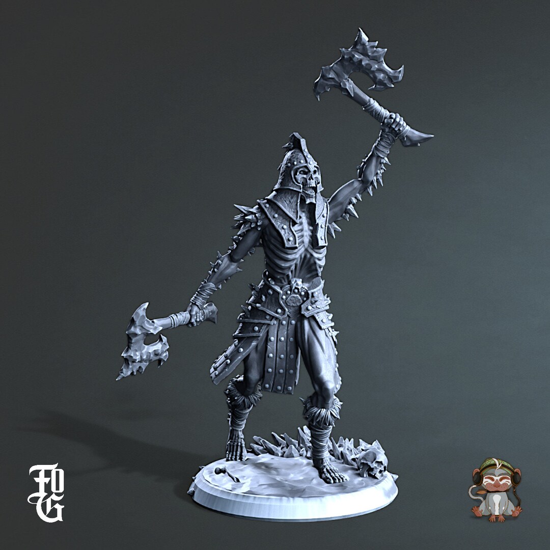 Frost Wight Dnd Miniature 3D Print for Painting, Dungeons and Dragons ...