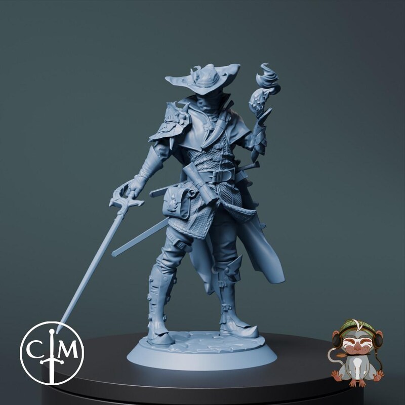 Spellblade Dnd Miniature - Etsy UK