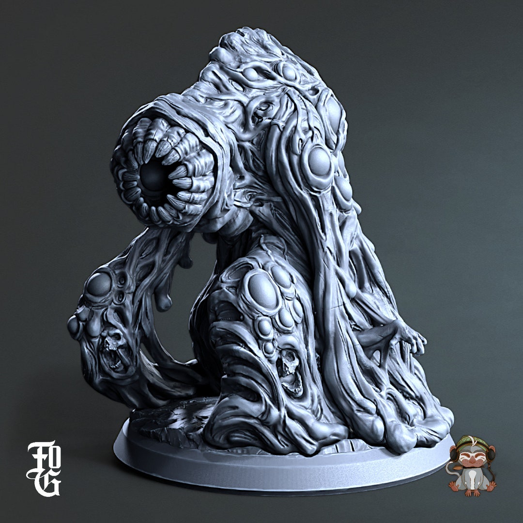 Light Eater Monster Dnd Miniature 3D Print for Painting, Dungeons and ...