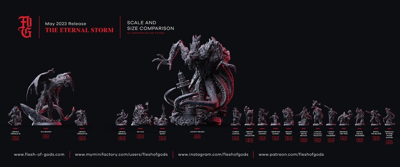 Drowned Assassin DnD Miniature 3D Print for painting, Dungeons and ...