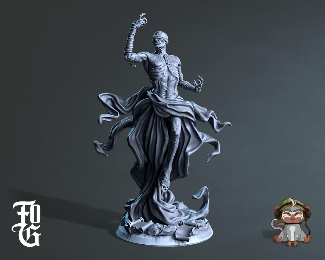 Eliot, Icon of the Void Dnd Miniature 3D Print for Painting, Dungeons ...