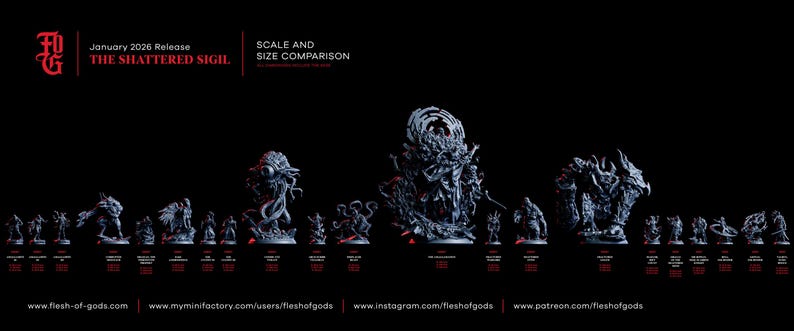 Displayer Beast DnD Miniature 3D Print for painting, Dungeons and ...