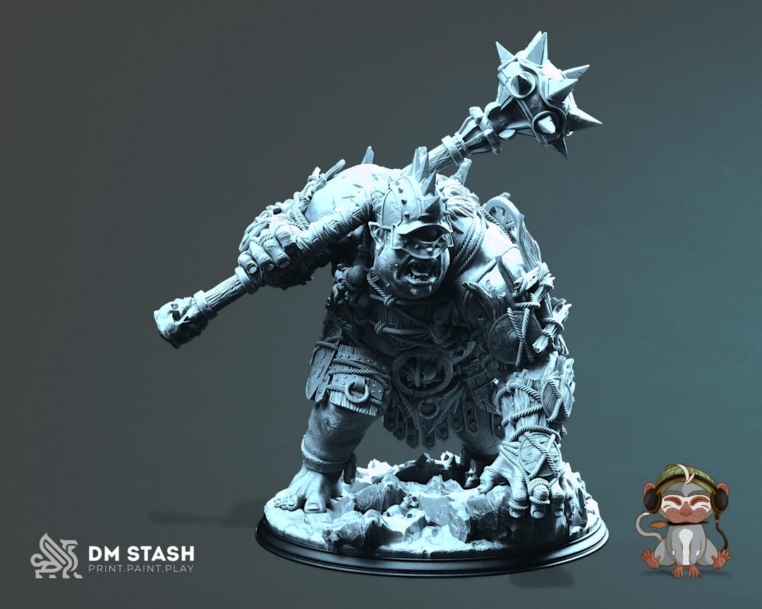 Cyclops Marauder Dnd Miniature 3D Print for Painting, Dungeons and ...