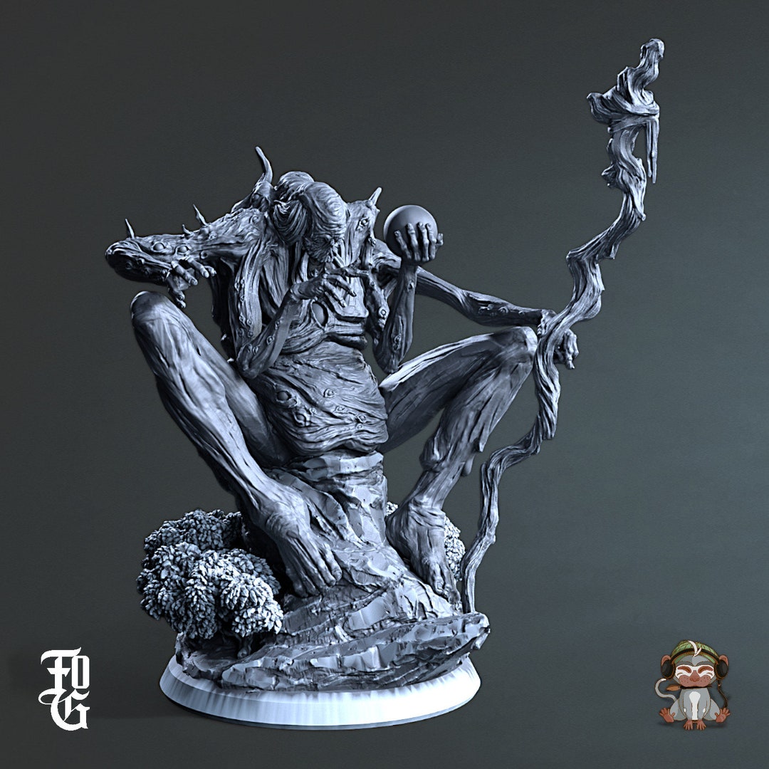Grovebound Watcher Dnd Miniature 3D Print for Painting, Dungeons and ...