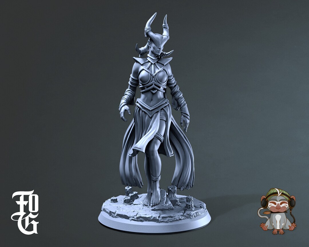 The Death Watcher Dnd Miniature 3D Print for Painting, Dungeons and ...