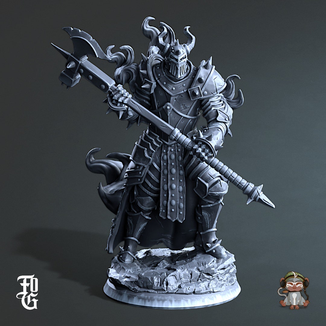 Umbral Sentinel Fighter 2 High Quality Dungeons and Dragons Miniature ...