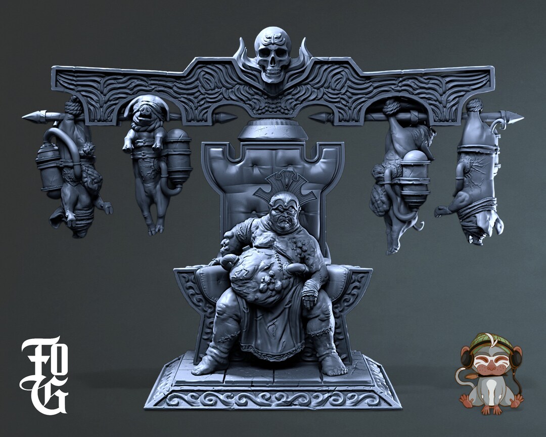 Surgeon Dnd Miniature 3D Print for Painting, Dungeons and Dragons ...
