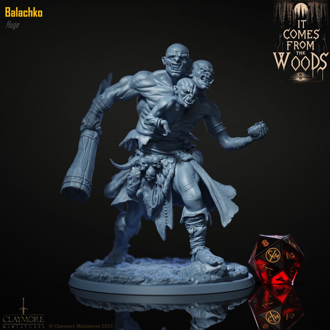 Balachko Giant High Quality Dungeons and Dragons Miniature 3D Print ...