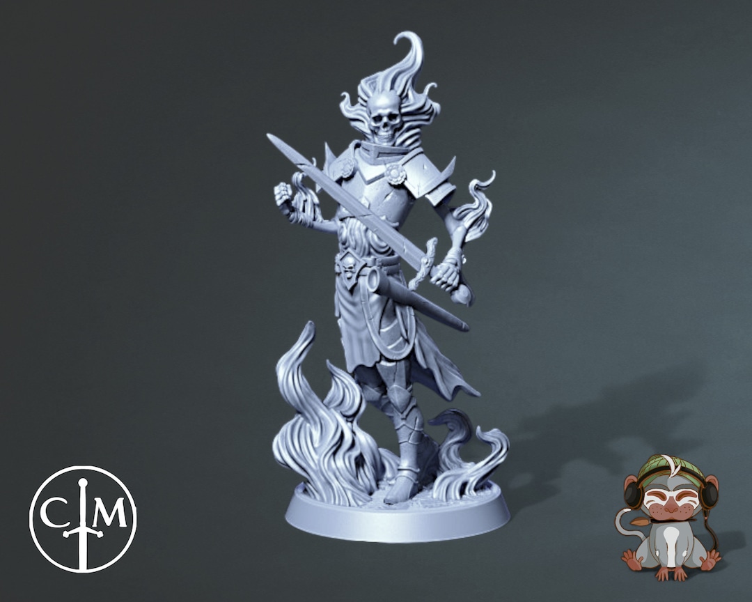 Spectral Revenant Fantasy Tabletop RPG Hero Dnd Dungeons and Dragons ...