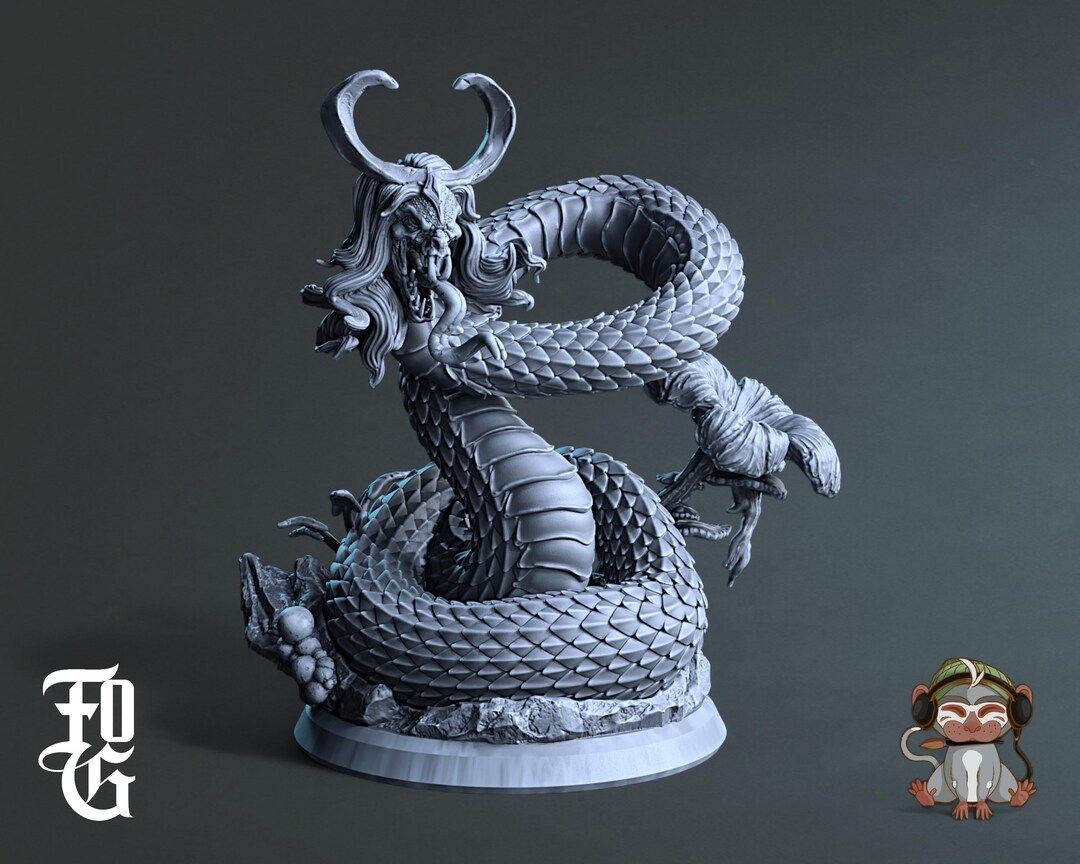 Rotfather Dnd Miniature 3D Print for Painting, Dungeons and Dragons ...