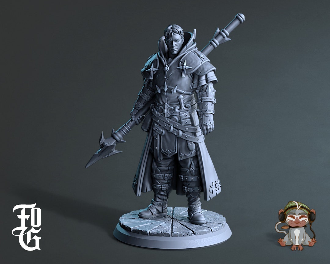 Paul Santos, Fate's Herald Cleric Fantasy Tabletop RPG Hero Dnd ...