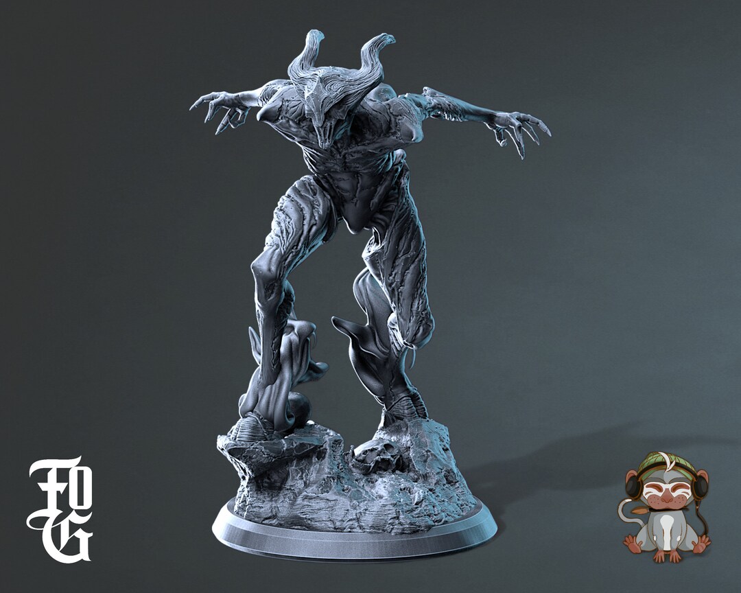 Nightwalker Monster Fantasy Tabletop RPG Dnd Dungeons and Dragons Miniature 3D Print | Flesh of ...
