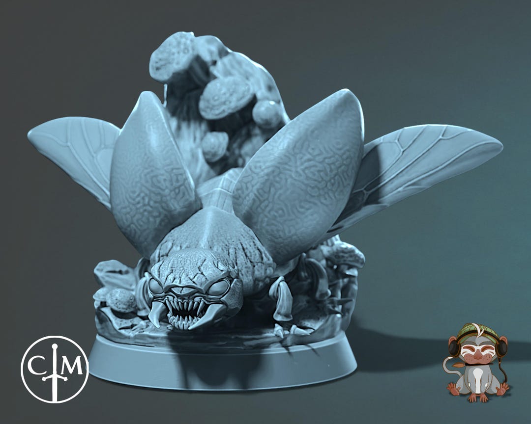 Evil Ladybug Dnd Miniature 3D Print for Painting, Dungeons and Dragons ...