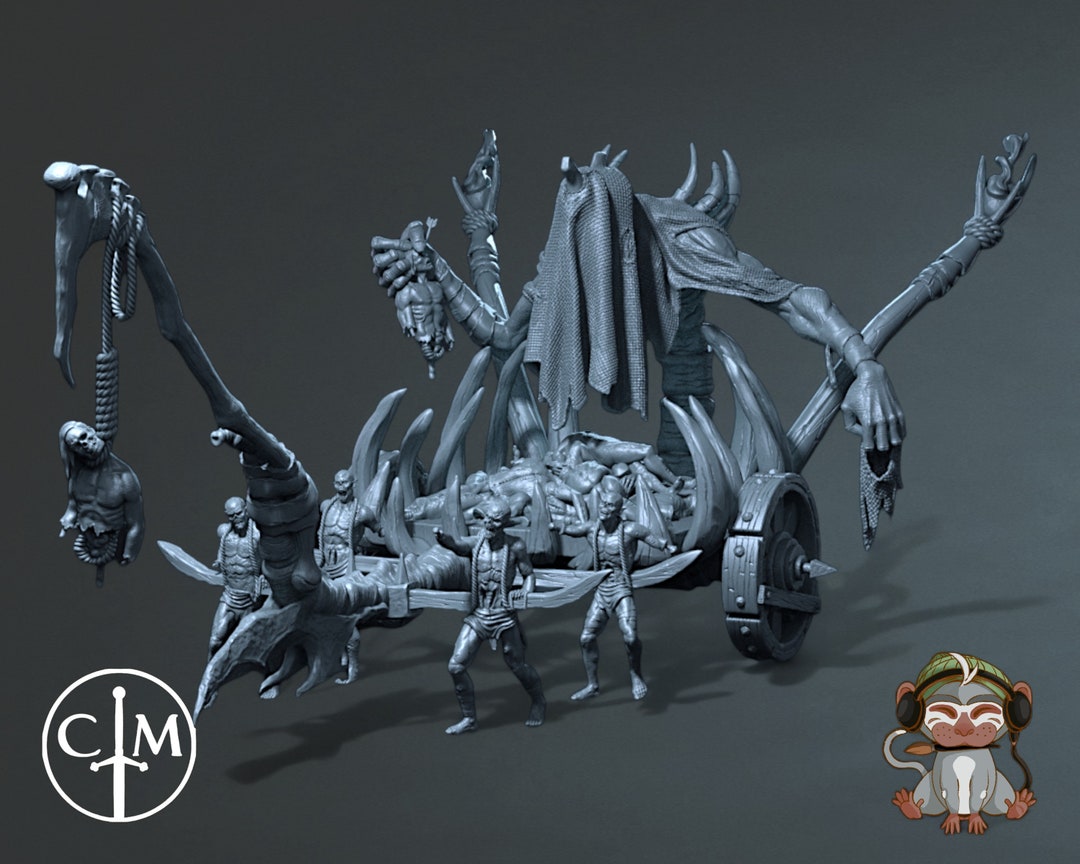 The Corpse Collector High Quality Dungeons and Dragons Miniature 3D ...