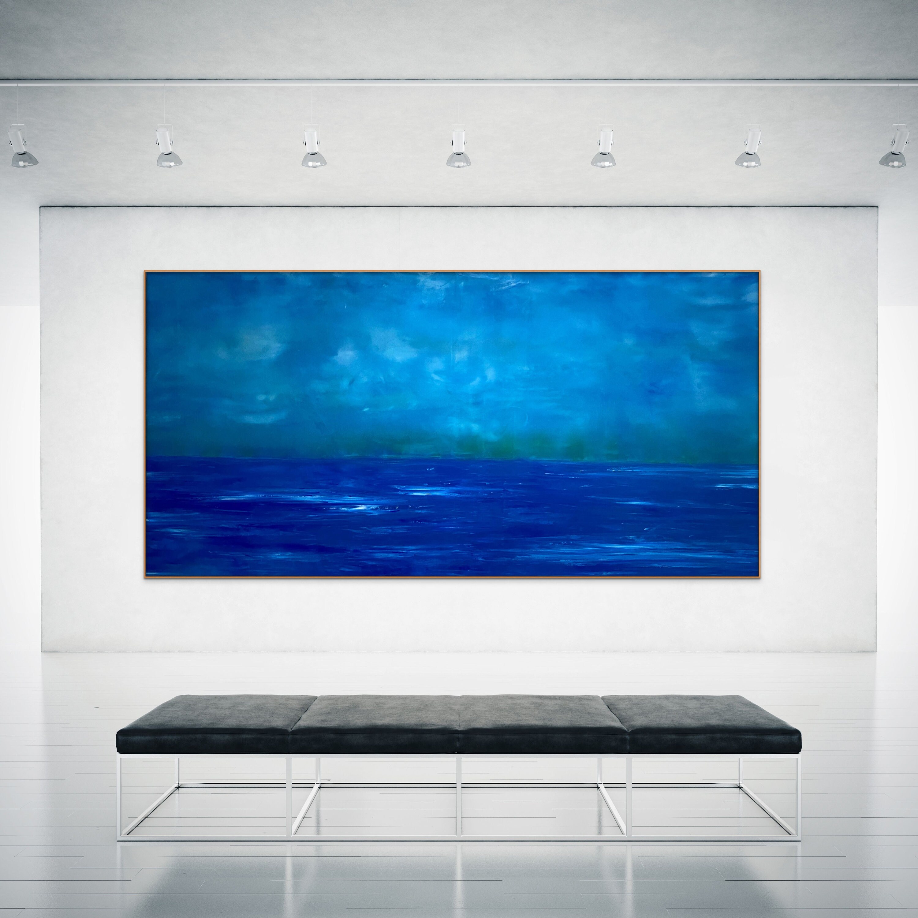 Extra Large Seascape Original Abstract Hand Painted Canvas - Etsy
