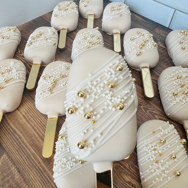 Gold Cake Pops - Etsy