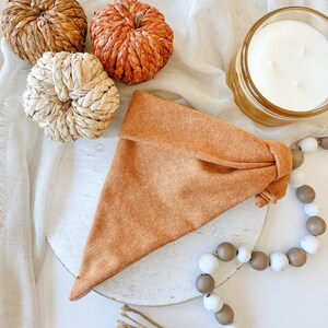 Autumn Pumpkin Bandana, Fall Bandana, Button on Bandana, Tie on Bandana ...
