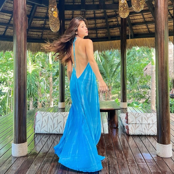 Ocean Blue Dress Women - Etsy