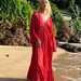 Beach Maxi Dress, Red Maxi Dress, Beach Outfits, Dress for Vacation ...