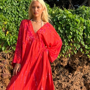 Beach Maxi Dress, Red Maxi Dress, Beach Outfits, Dress for Vacation ...