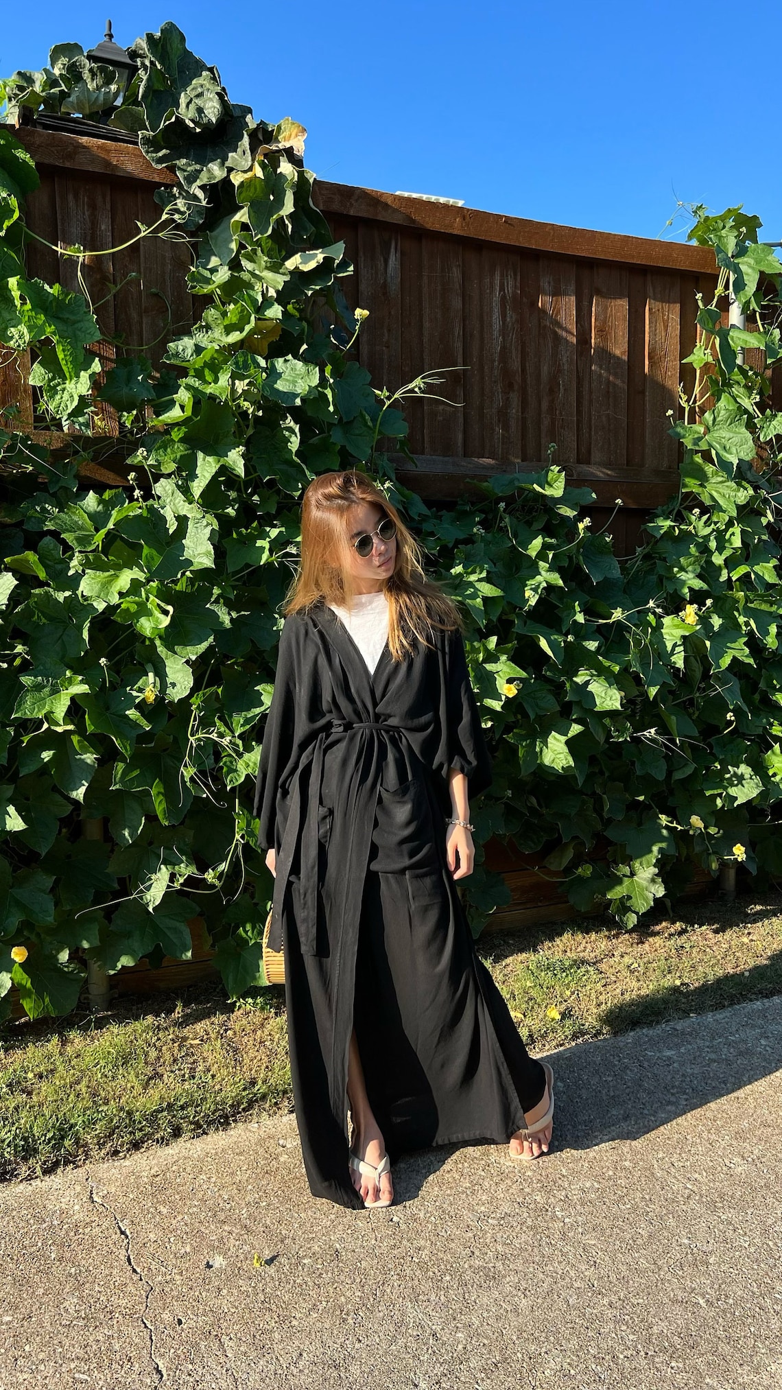 Black Oversized Kimono Hand Black Kimono Robe Long Unisex - Etsy