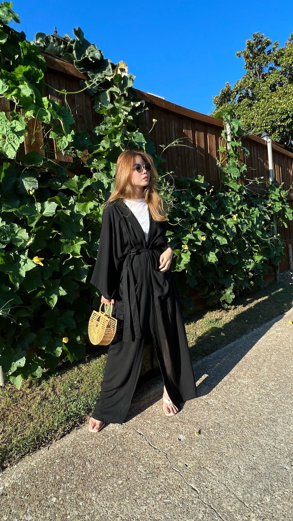 Black Oversized Kimono Hand Black Kimono Robe Long Unisex - Etsy