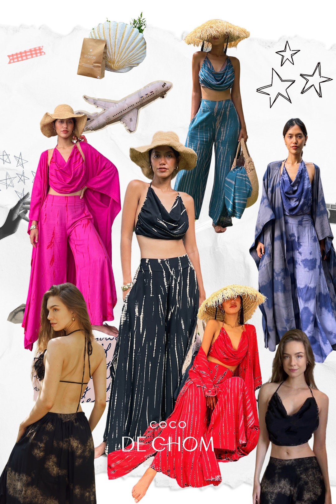 Boho Outfits, Boho Hippie Crop Top, Hand Dyed Crop Top, Tie Dye Crop ...