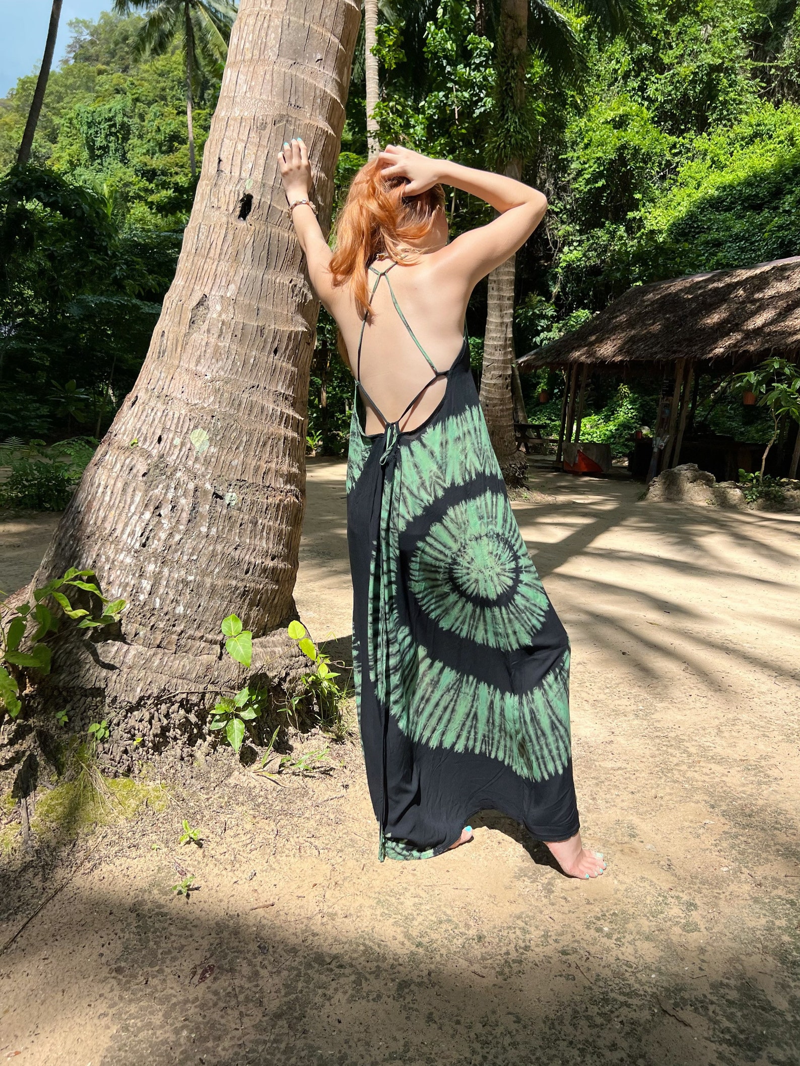 Tie Dye Maxi Dress Boho Maxi Dress Slip Maxi Dress Tie Dye - Etsy