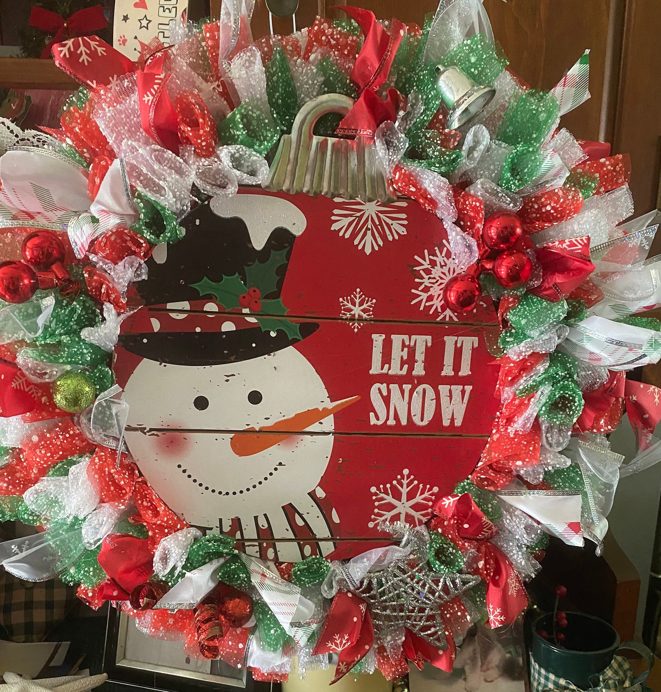Decorating Ideas Poly Mesh Snowman