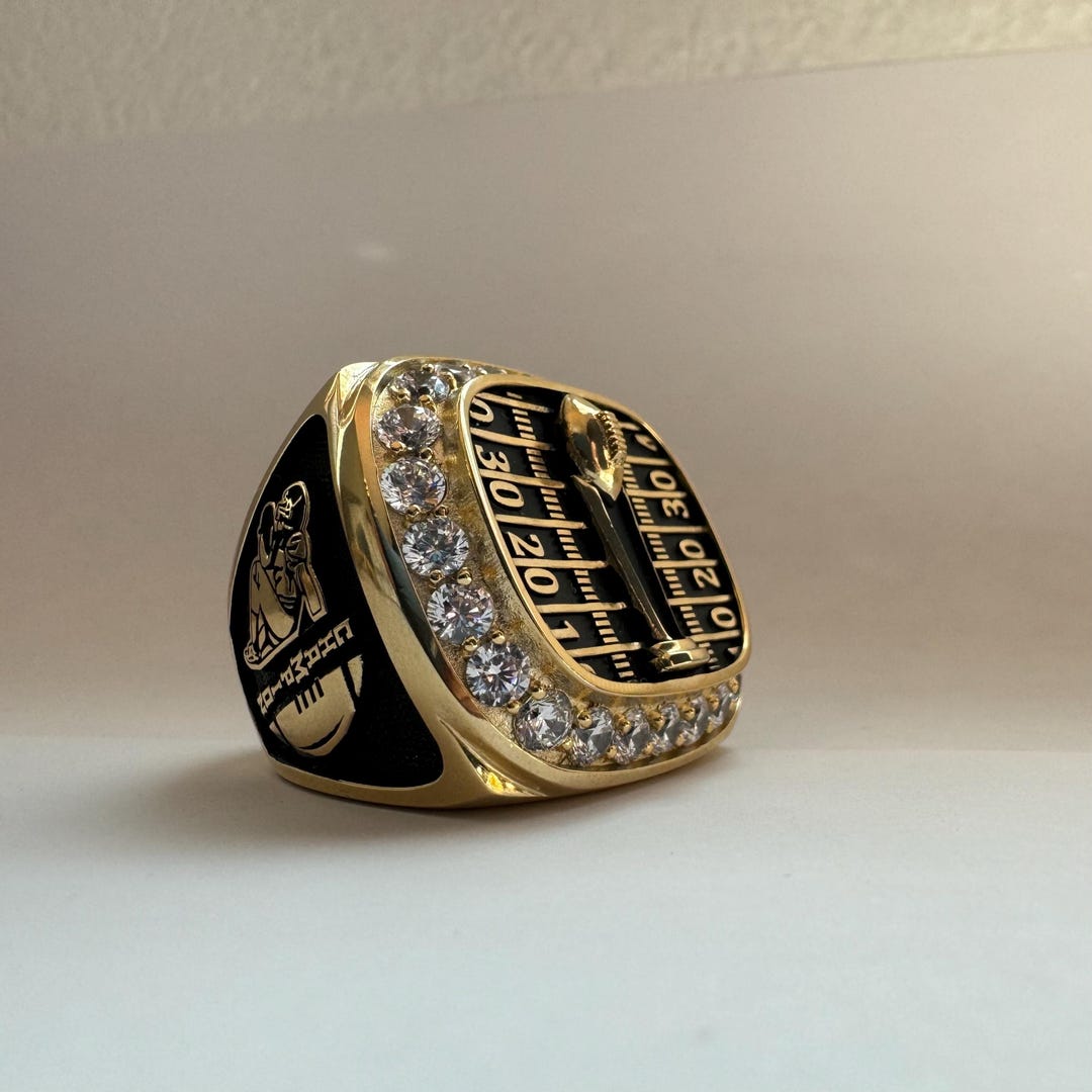 Custom Fantasy Football Ring - the Rookie - Etsy
