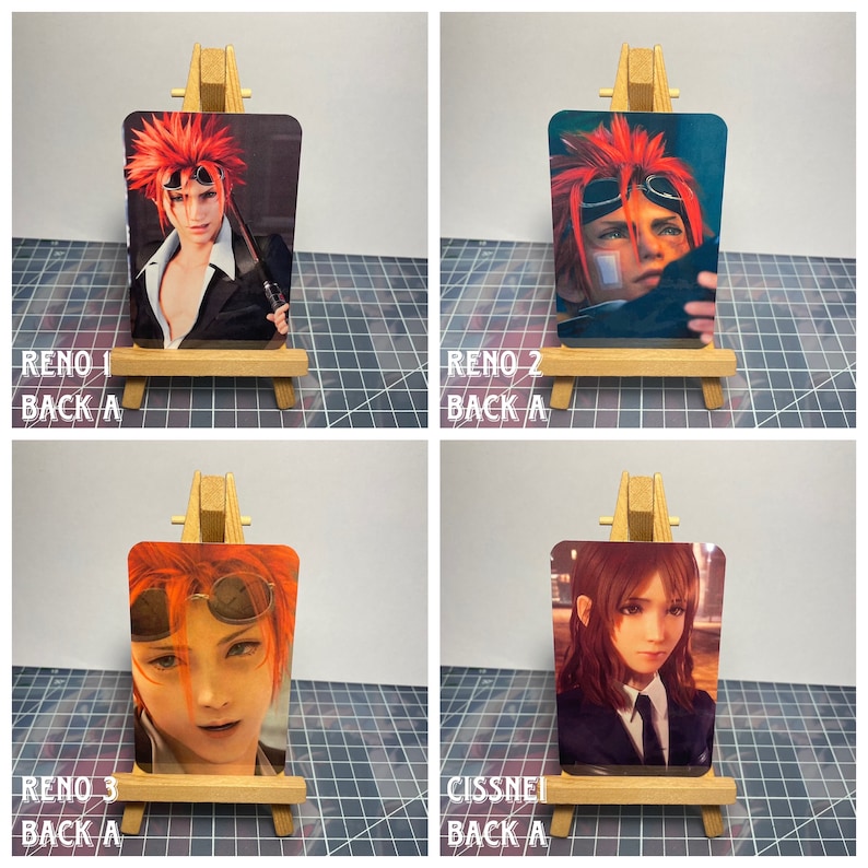 Final Fantasy VII Photocards - Shinra/soldier - Etsy