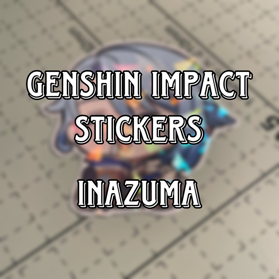 Genshin Impact Stickers: Inazuma - Etsy