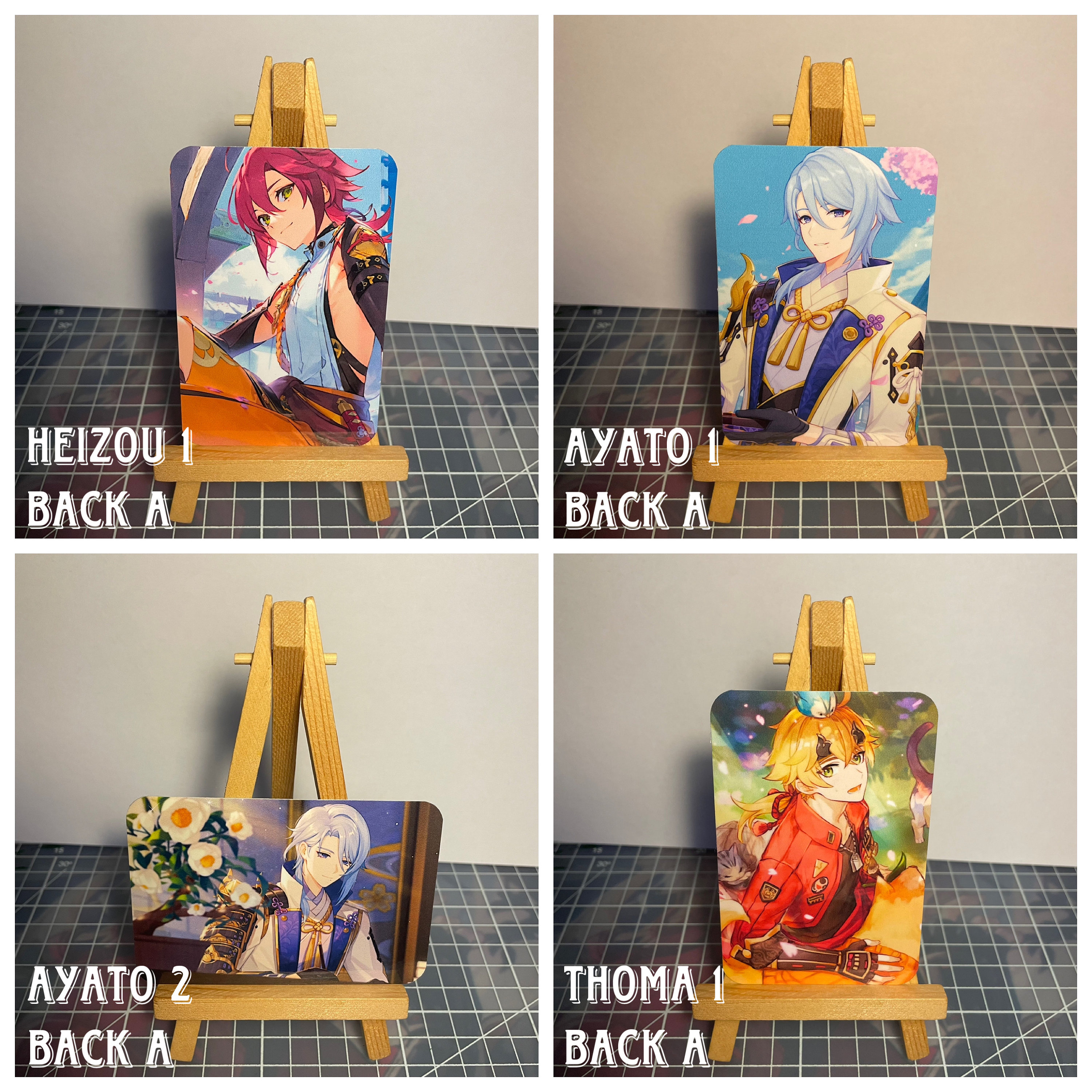 Genshin Impact Photocards Inazuma Boys - Etsy